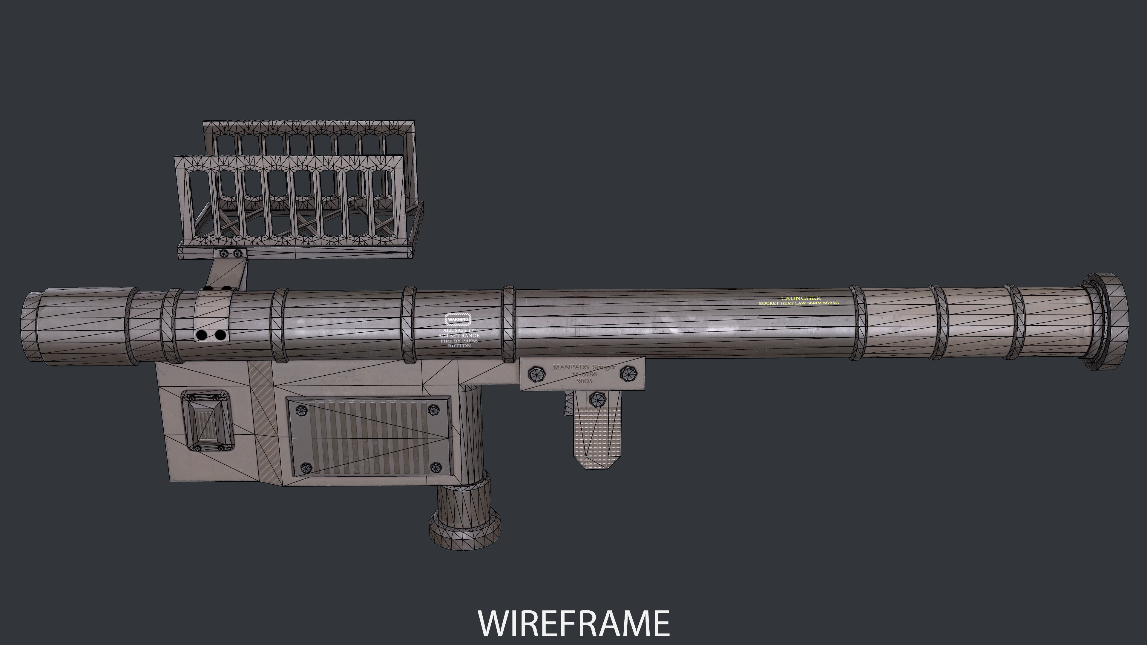 3D model Rocket Launcher Game Ready 3 VR / AR / low-poly | CGTrader