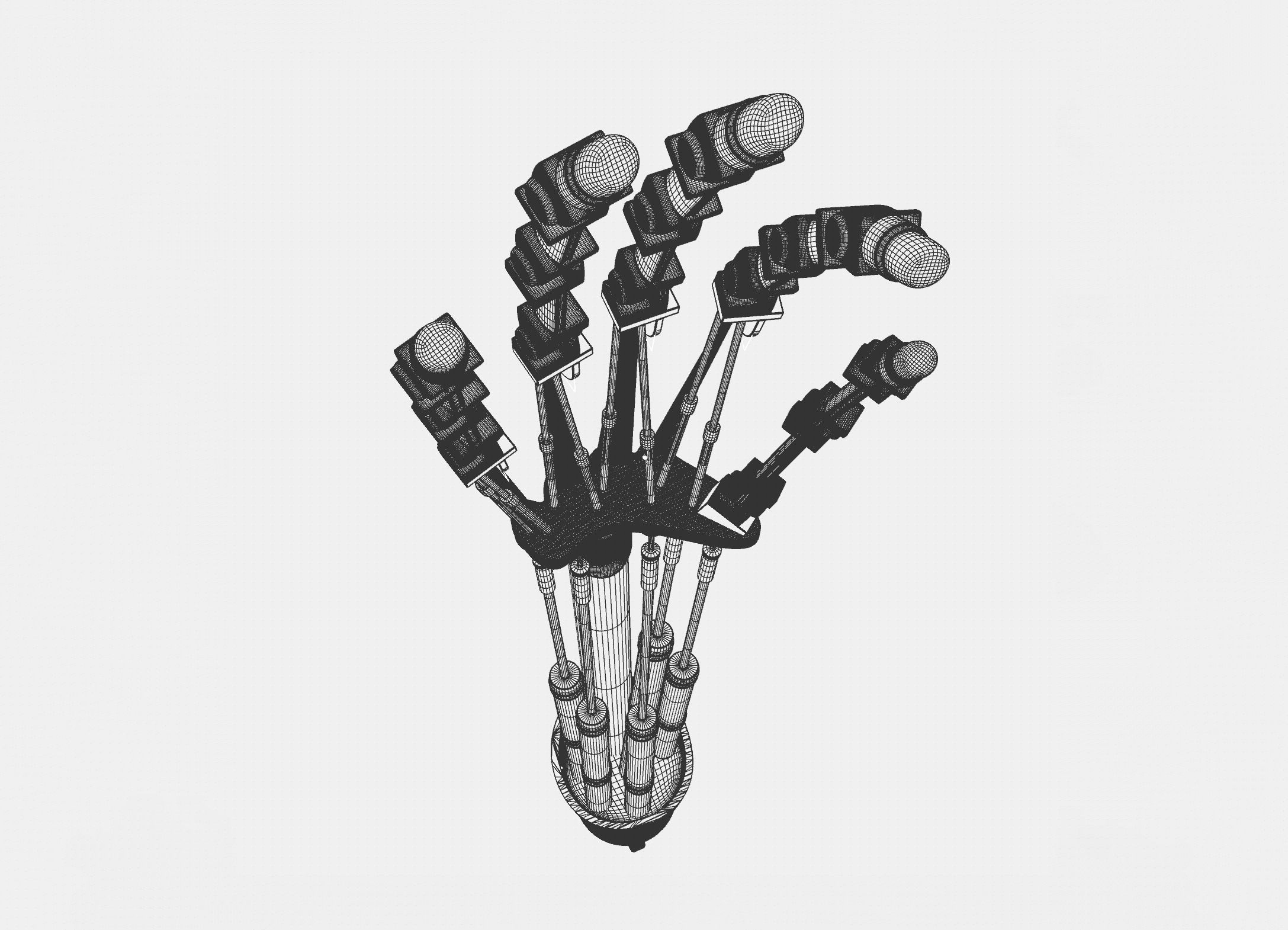Robotic Metal Mechanical Arm 3D model | CGTrader
