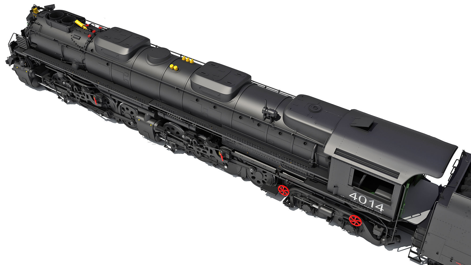 Steam Locomotive Big Boy Train 3D model | CGTrader