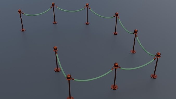 Velvet Rope LowPoly free VR / AR / low-poly 3D model | CGTrader