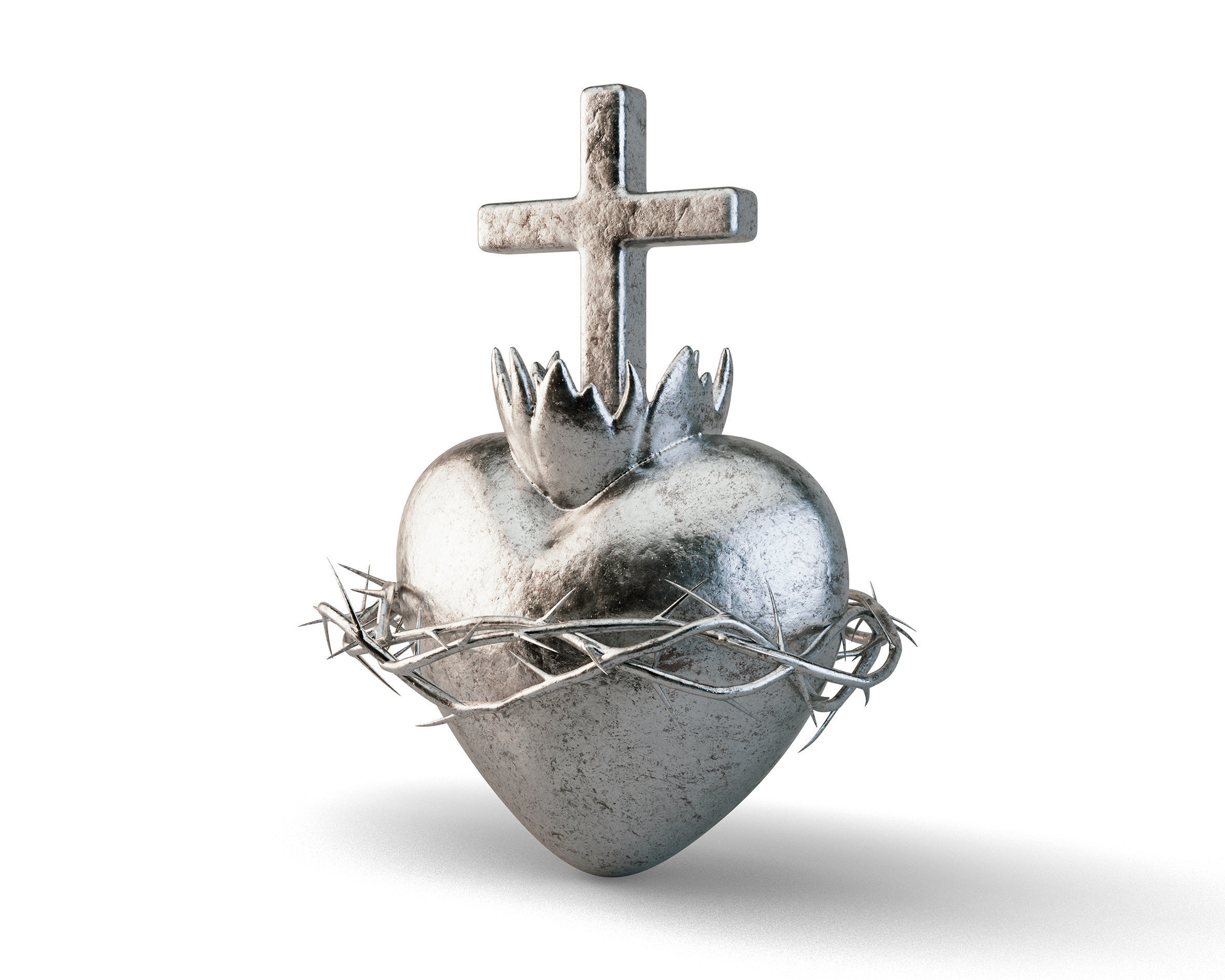 Sacred Heart Symbol 3D model | CGTrader