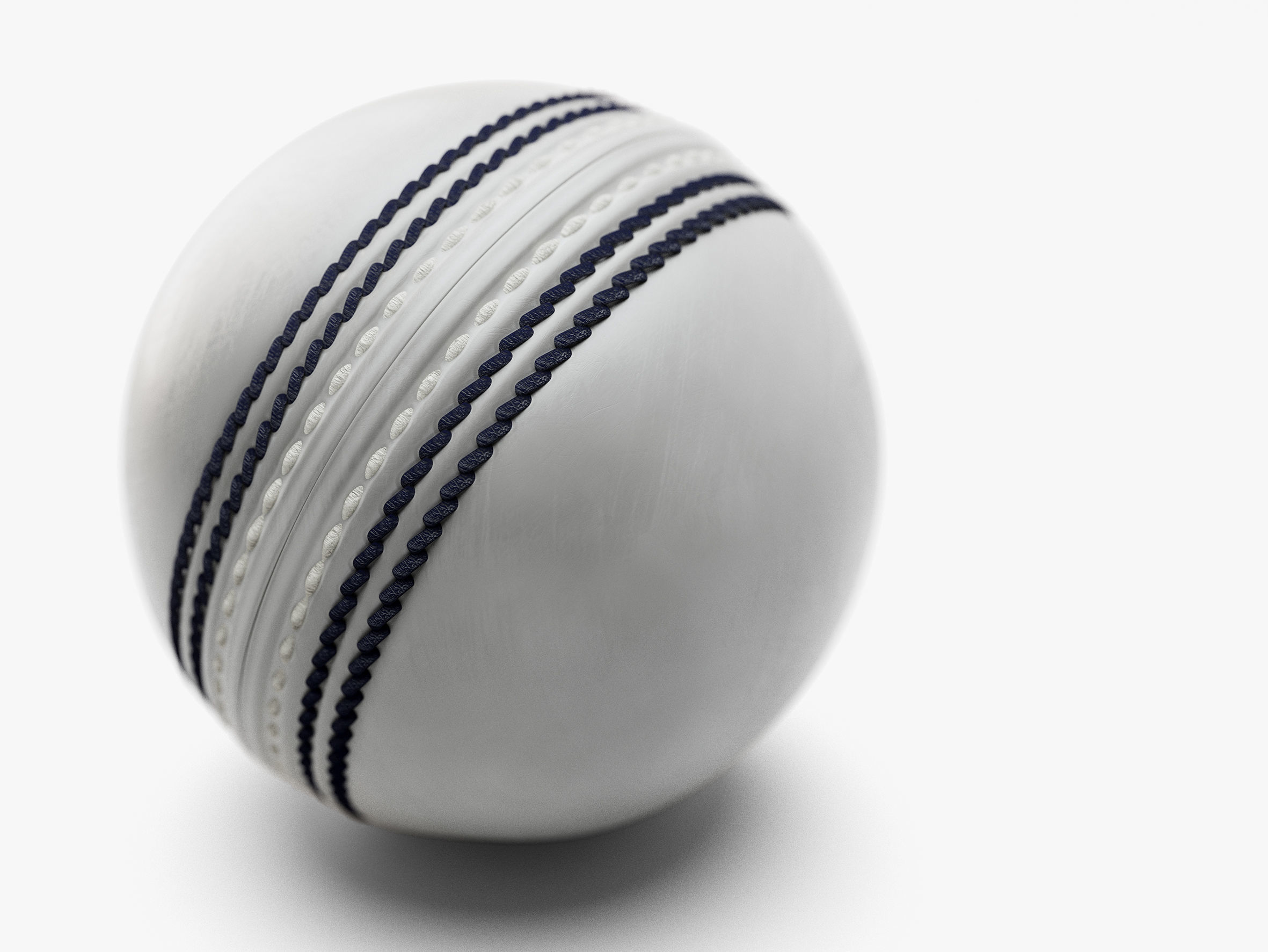 Cricket Ball White 3D model | CGTrader