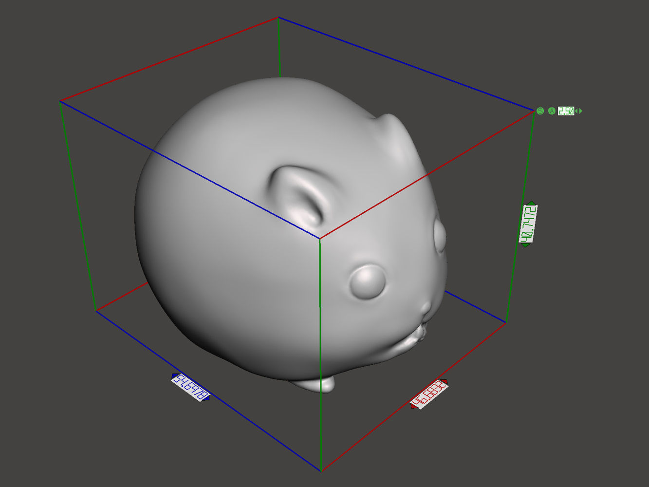 Hamster 3D model 3D printable | CGTrader