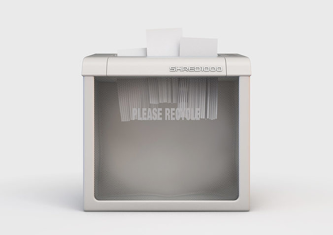 Paper Shredder 3D model | CGTrader