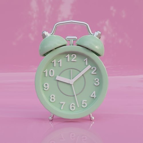 3D model Table alarm Clock VR / AR / low-poly | CGTrader