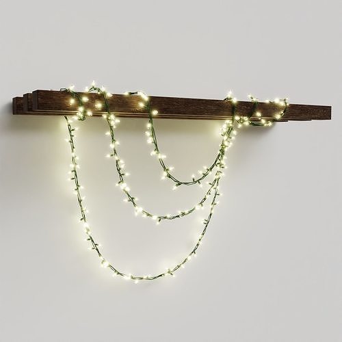 3D model Christmas Lights VR / AR / low-poly | CGTrader