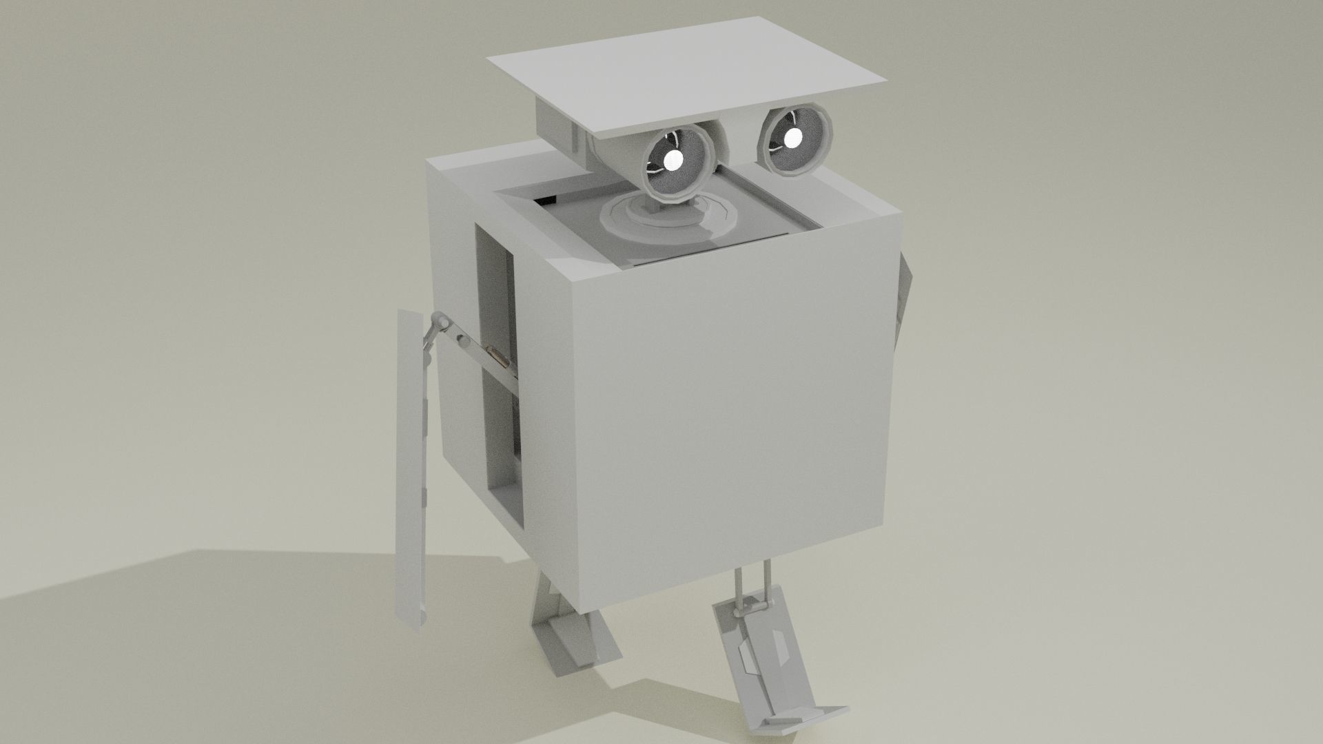 3D model Cube Robot VR / AR / low-poly | CGTrader
