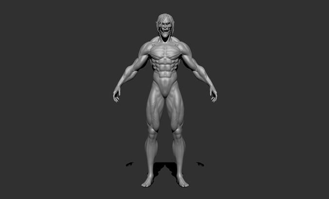 3D model Eren -attack on titan VR / AR / low-poly | CGTrader