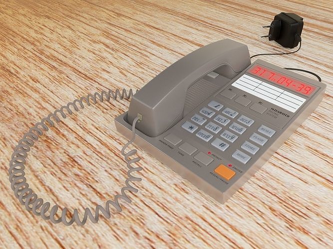 Phone with identifier free 3D model rigged | CGTrader