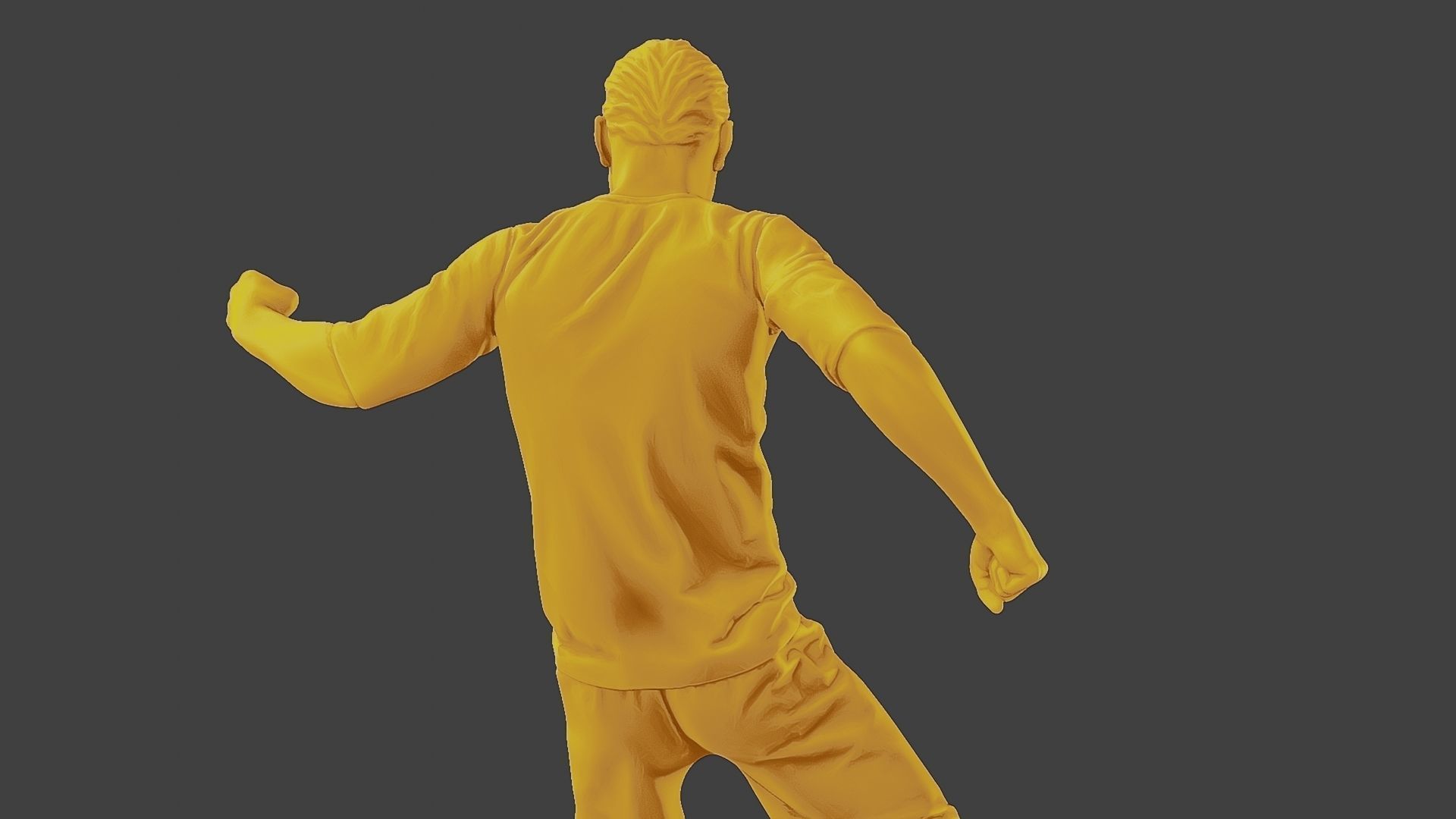 Soccer Player SP 001 3D model 3D printable | CGTrader