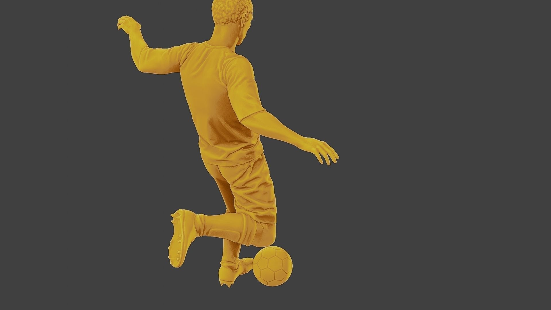 Soccer Player SP 002 3D model 3D printable | CGTrader