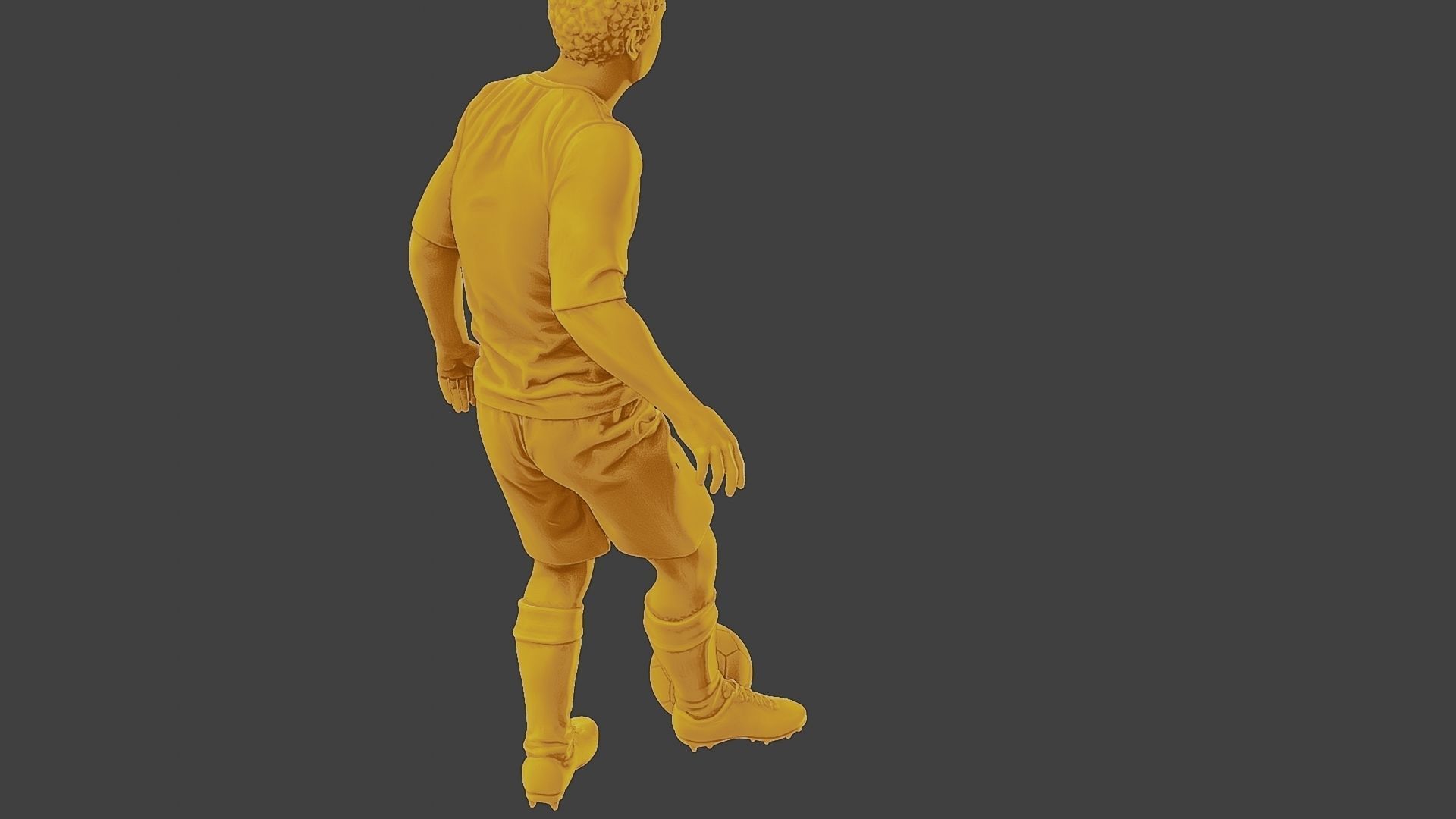 Soccer Player SP 007 3D model 3D printable | CGTrader