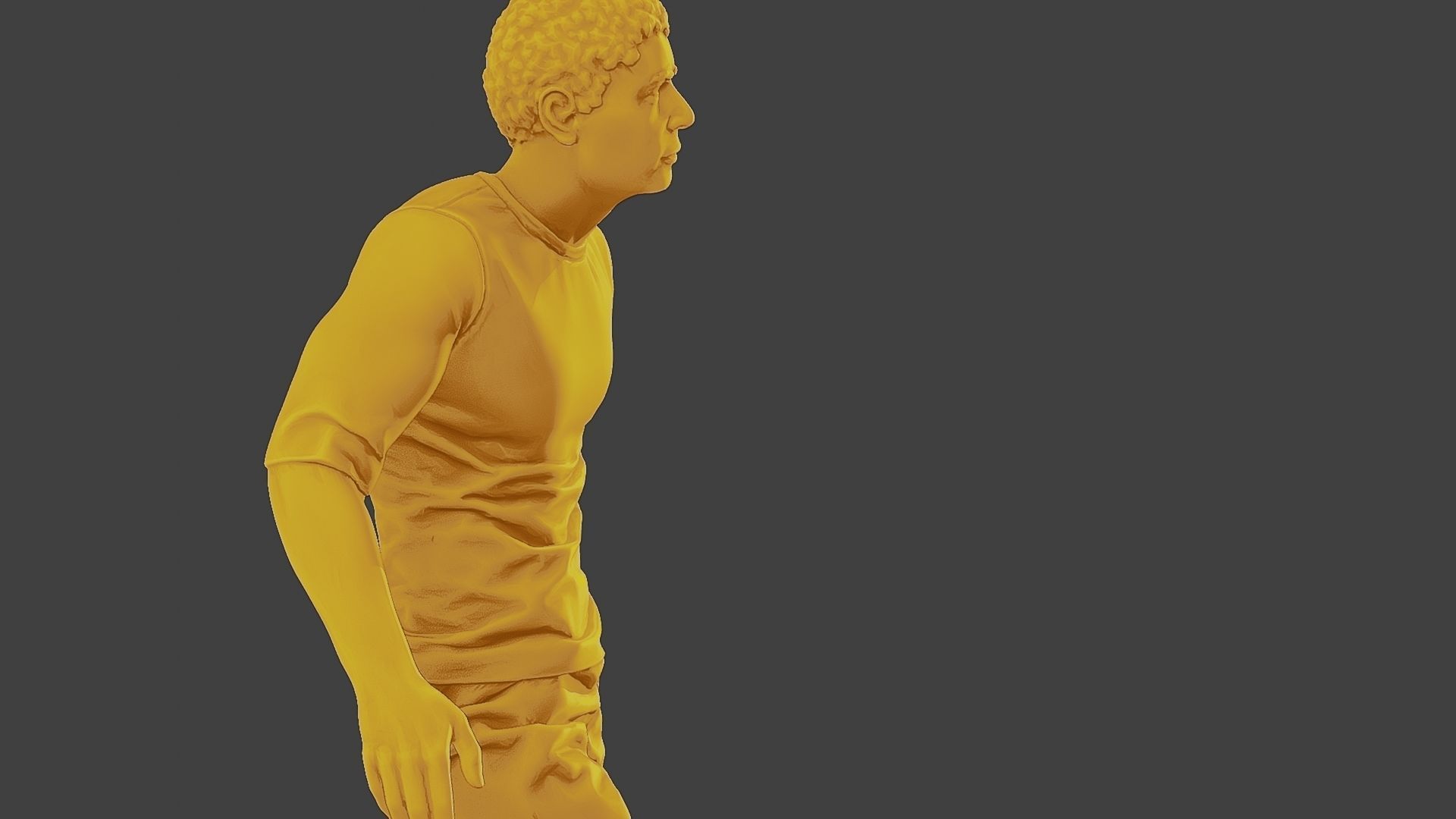 Soccer Player SP 007 3D model 3D printable | CGTrader