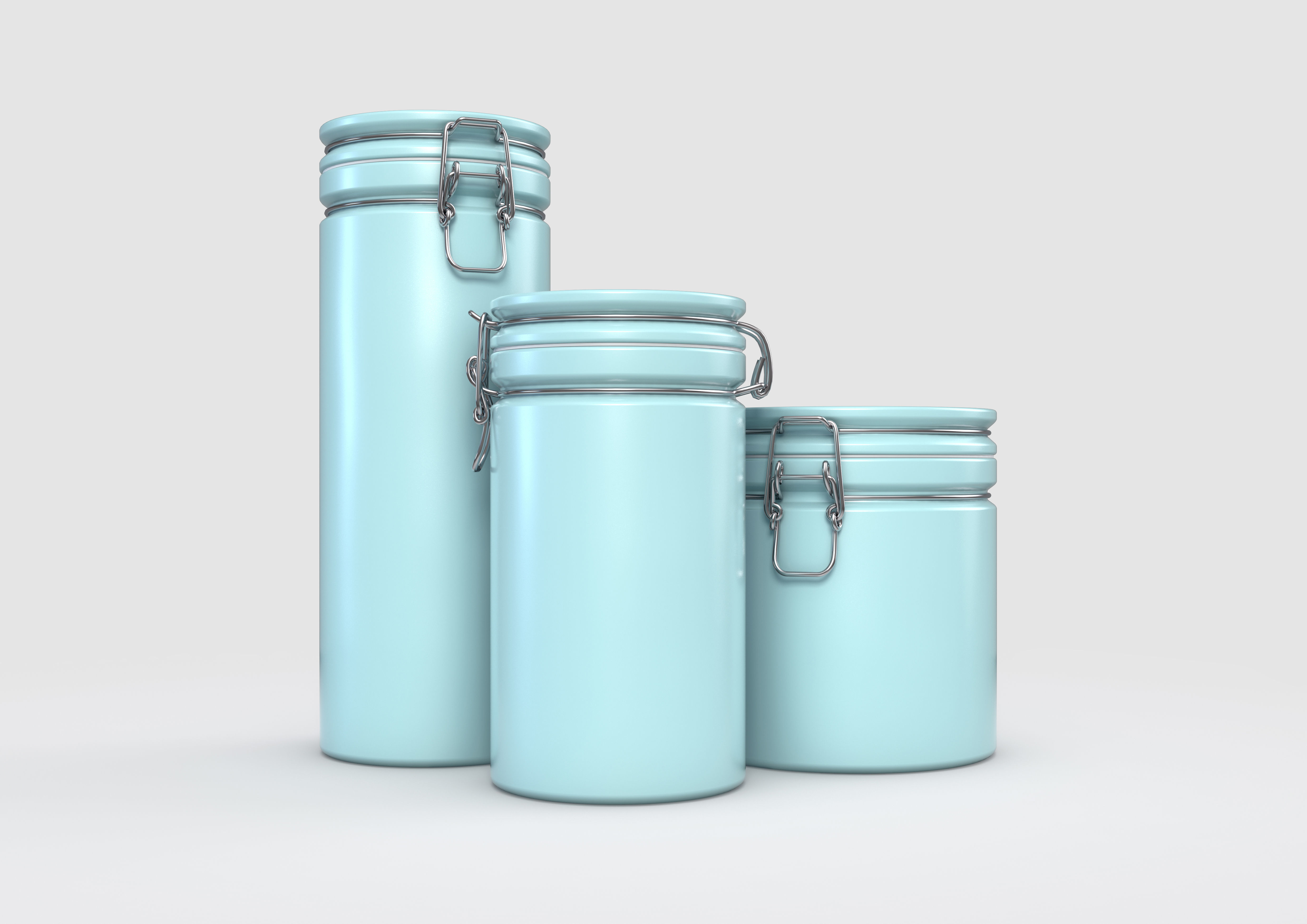 ceramic storage jars 3D model | CGTrader