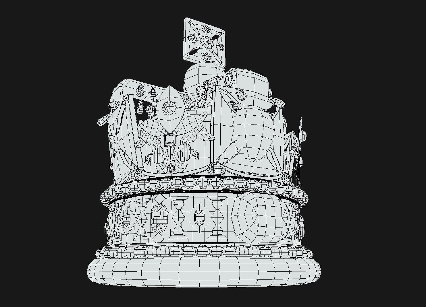 3D model British Imperial State Crown VR / AR / low-poly | CGTrader