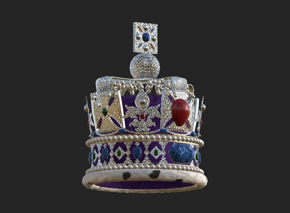3D model British Imperial State Crown VR / AR / low-poly | CGTrader