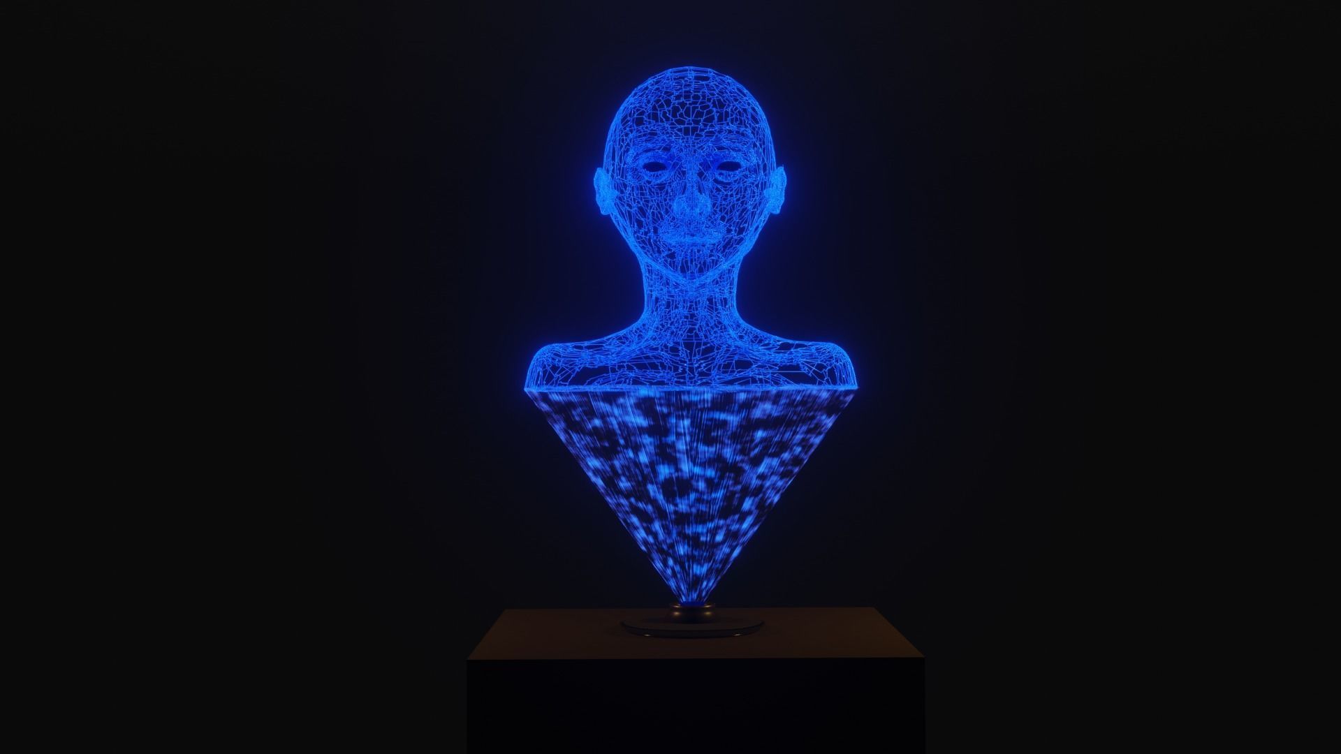 3D model Sci-fi human scan projection VR / AR / low-poly | CGTrader