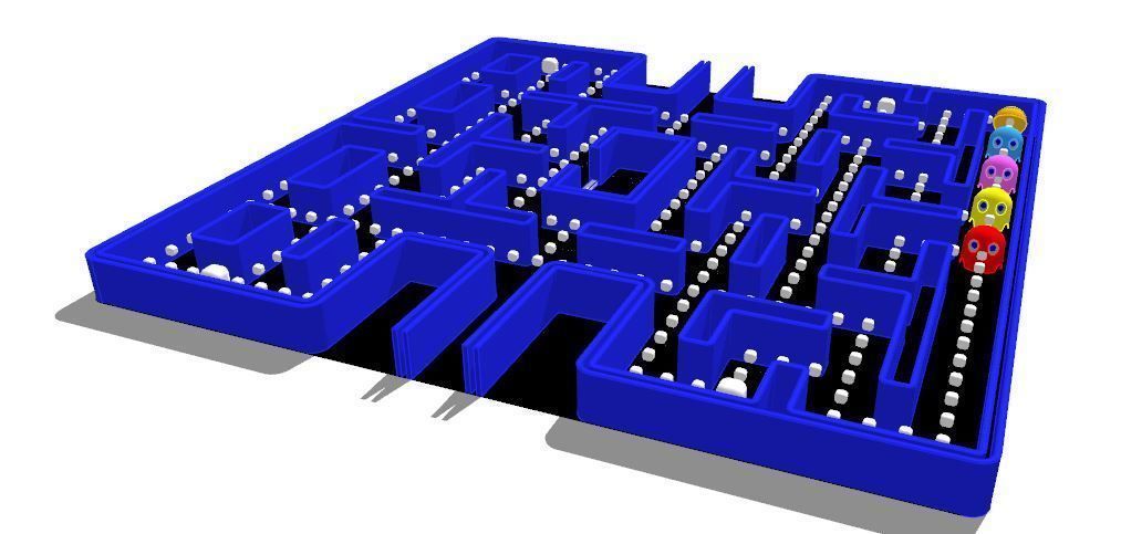 PAC MAN 3D 3D model | CGTrader