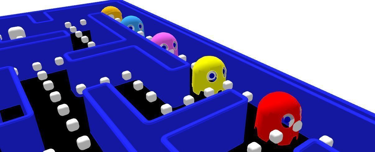 PAC MAN 3D 3D model | CGTrader