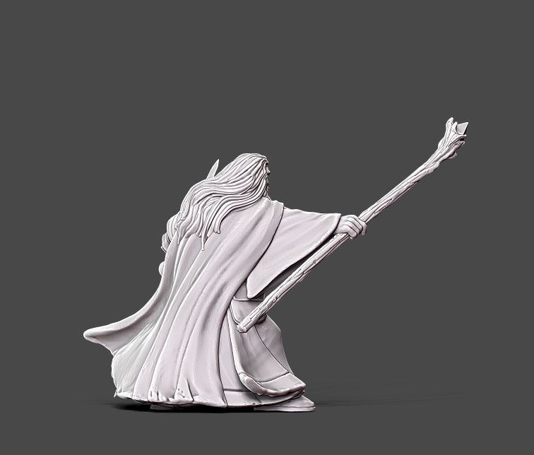Wizard - 35mm scale 3D model 3D printable | CGTrader