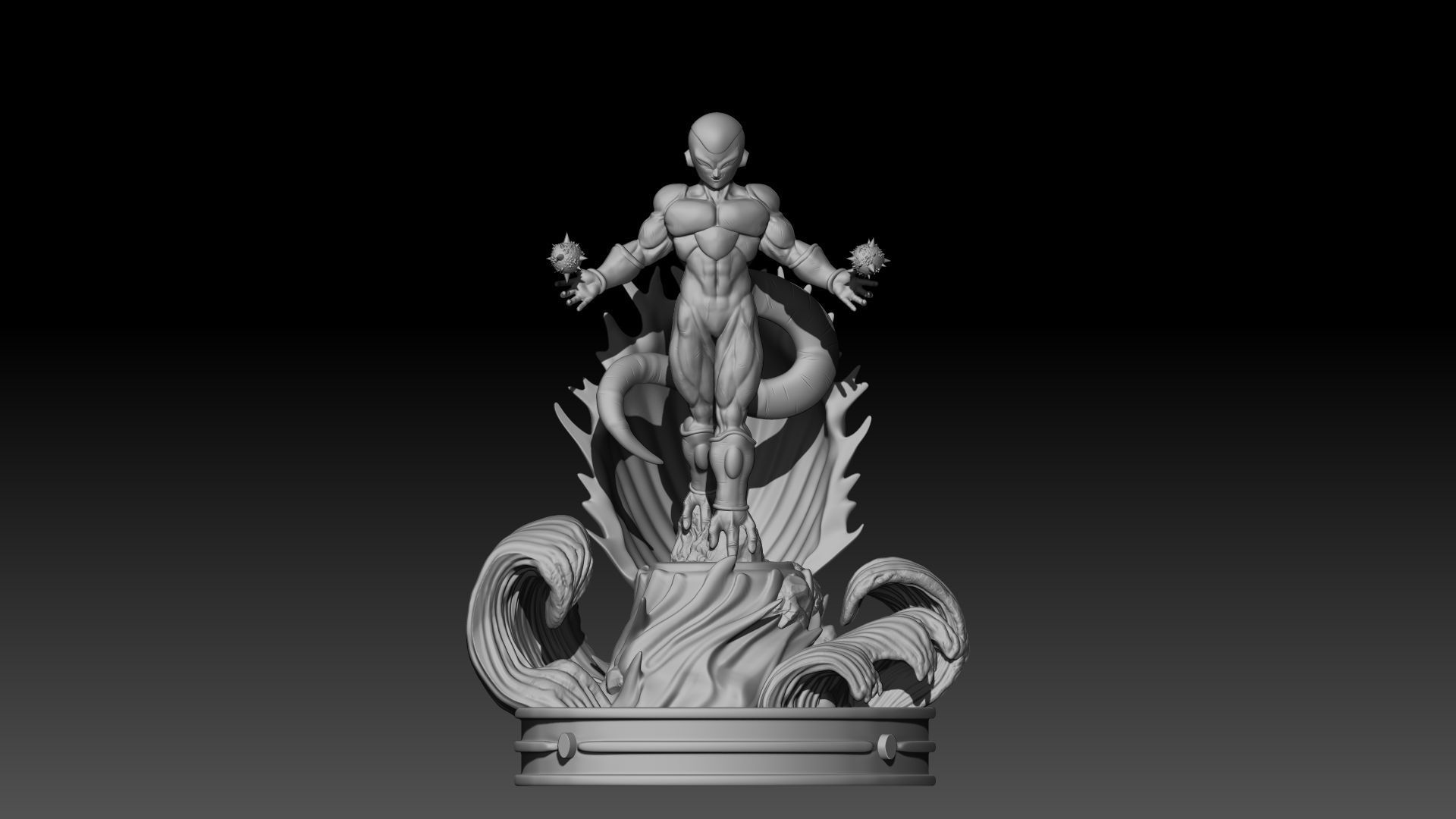 Golden Friezer dragonball z 3D model 3D printable | CGTrader