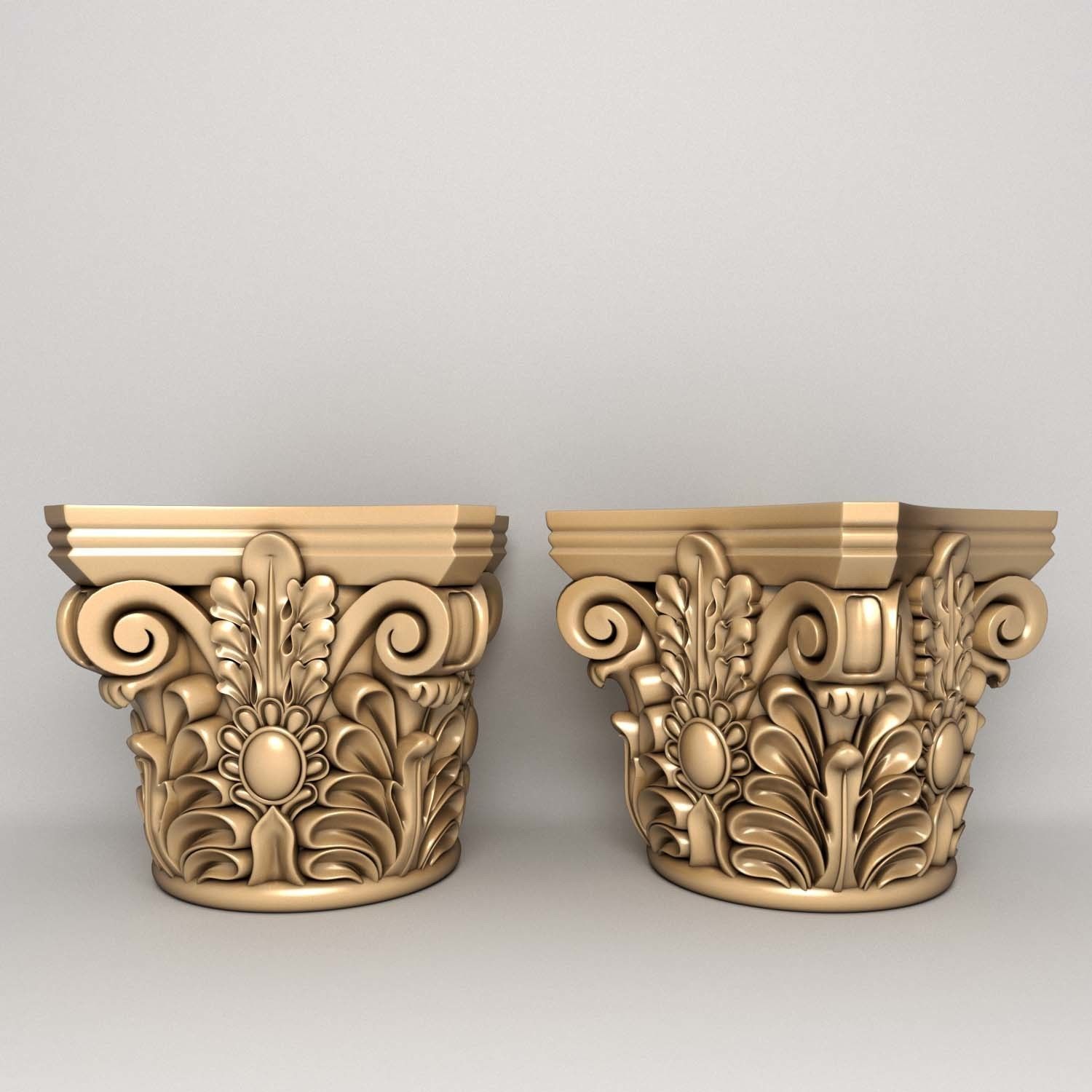 column-bracket 3D model | CGTrader