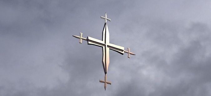 Rough cross 2 3D model | CGTrader