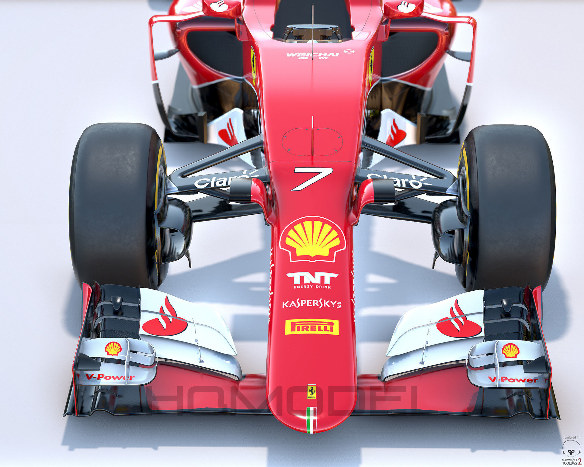 F1 Ferrari SF15-T Formula 2015 PBR 3D model | CGTrader