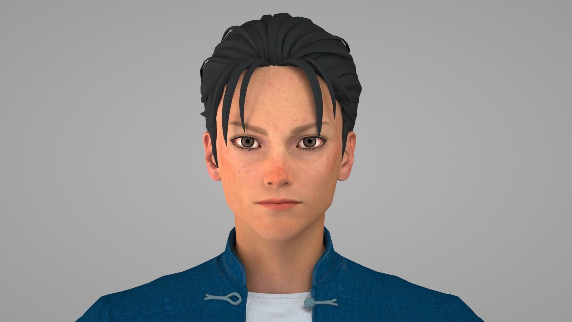 Martial artist master martial arts master magua 3D model | CGTrader