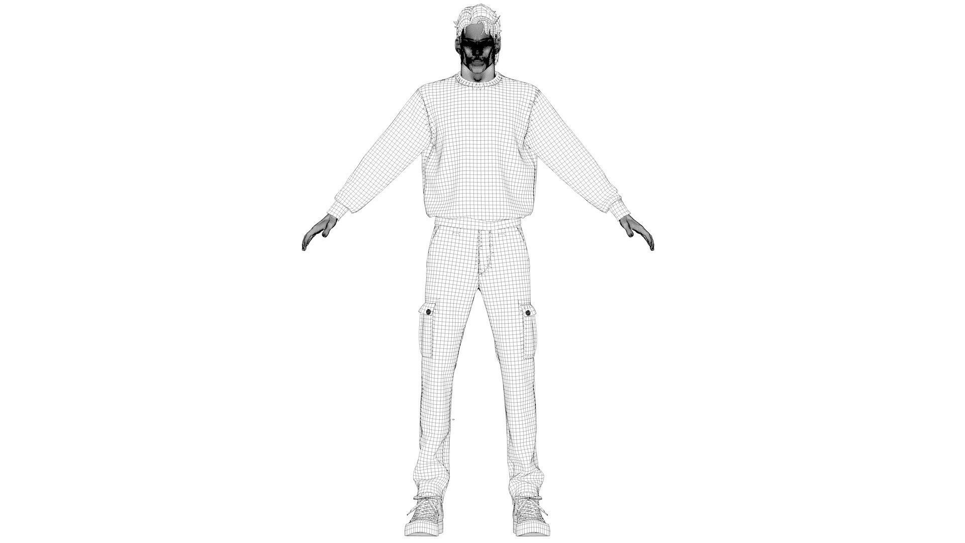 middle-aged uncle man realistic middle-aged male 3D model | CGTrader