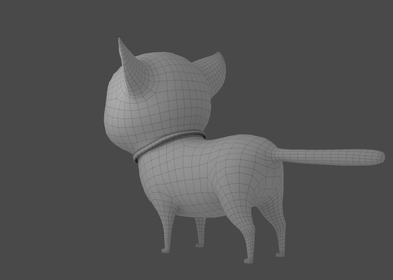 Cartoon Girl And Cat Rigged 3D model rigged | CGTrader
