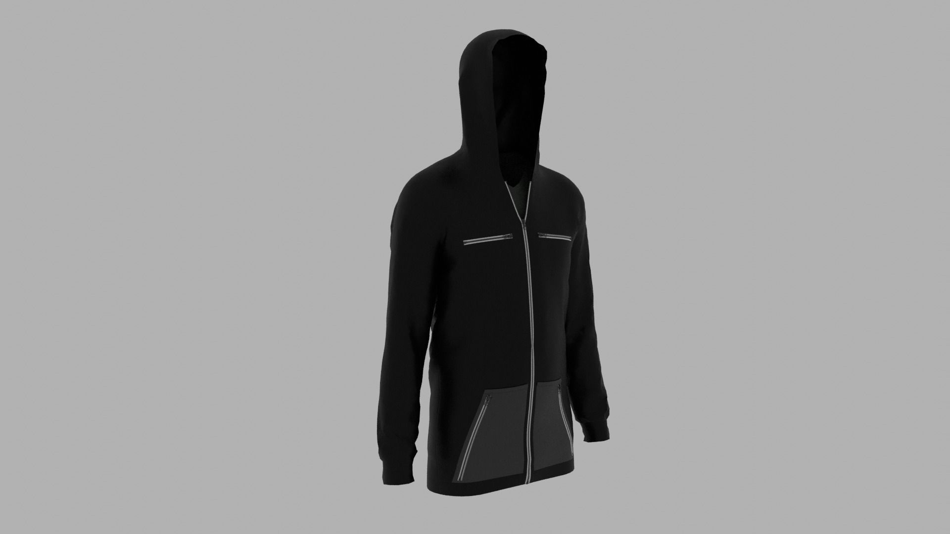 3D model Hoodie mannequin wearing VR / AR / low-poly | CGTrader