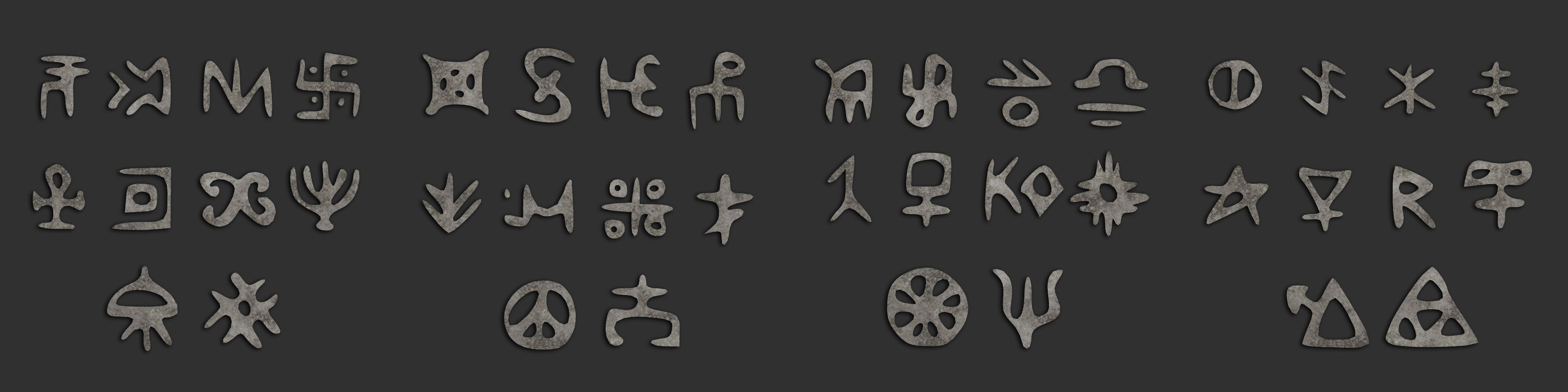 3D model 315 Runes Alpha Pack 8K VR / AR / low-poly | CGTrader