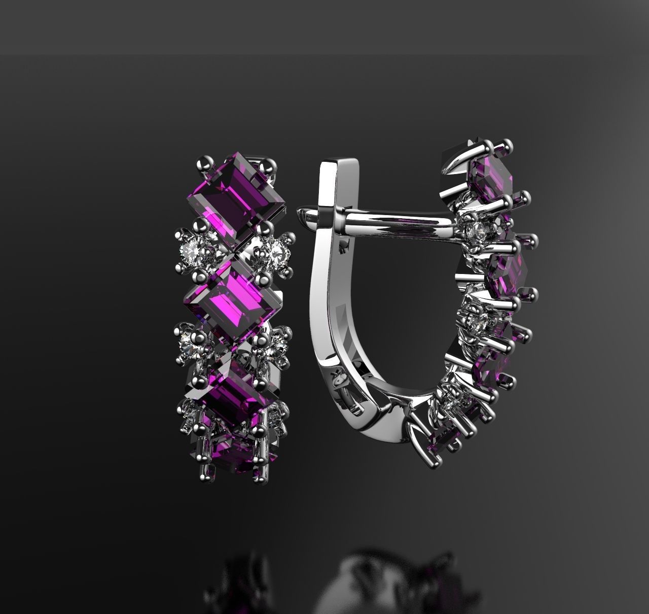 set diamond severity 3D model 3D printable | CGTrader