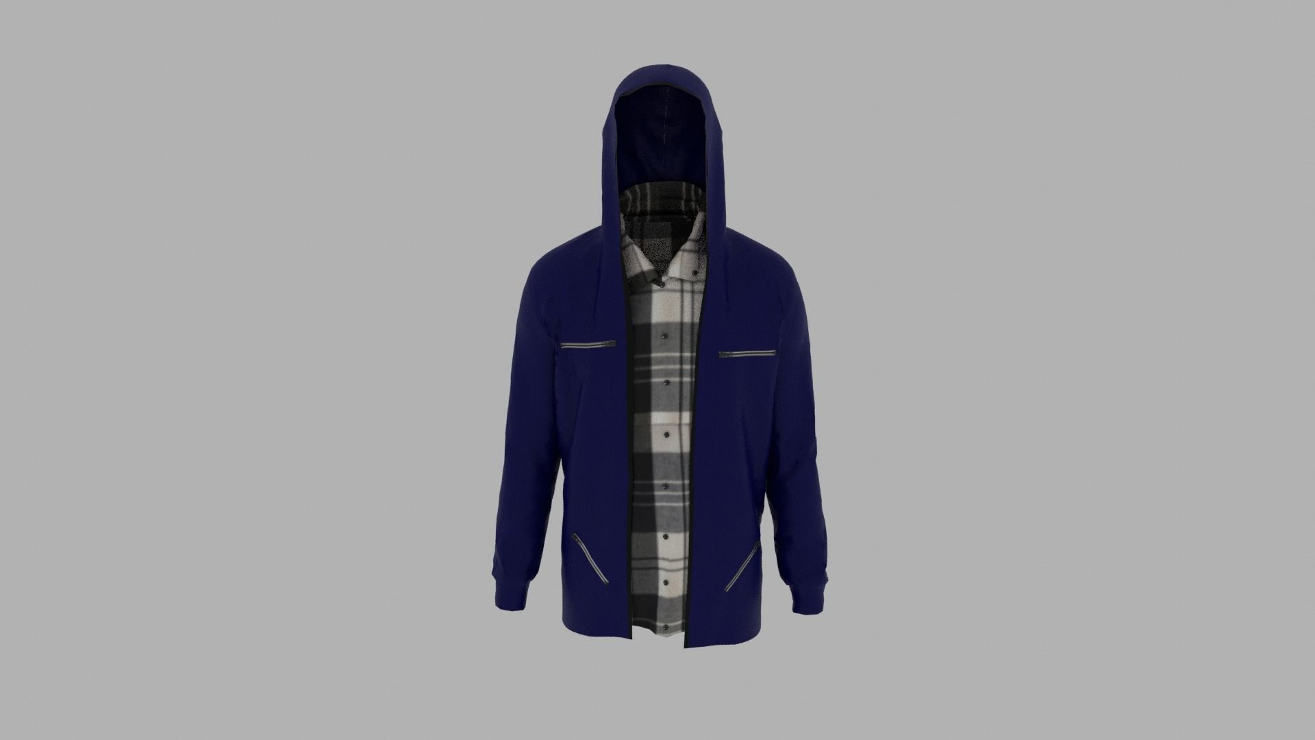 3D model Hoodie mannequin wearing VR / AR / low-poly | CGTrader