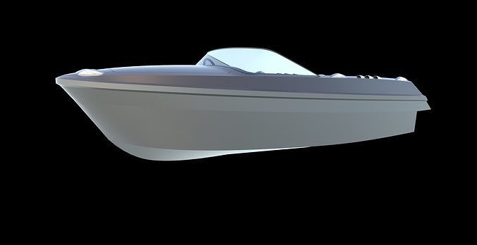 5 Meter Speedboat Model 3D model | CGTrader