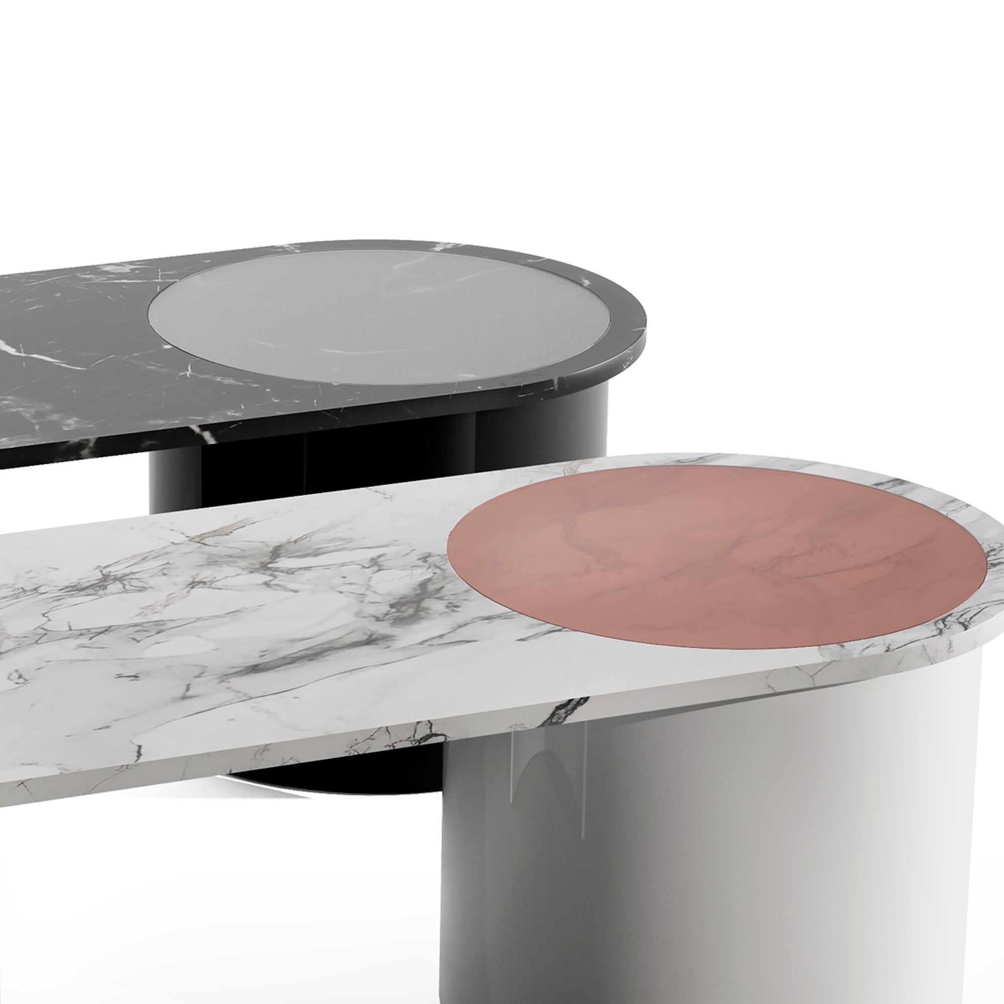 BOWER Marble Contour TABLE 3D model | CGTrader