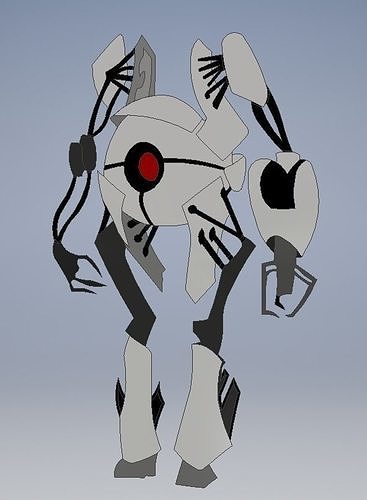 Portal 2 Atlas Wall Decor 3D model 3D printable | CGTrader