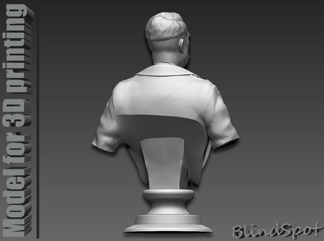 Adolf Hitler bust 3D model 3D printable | CGTrader
