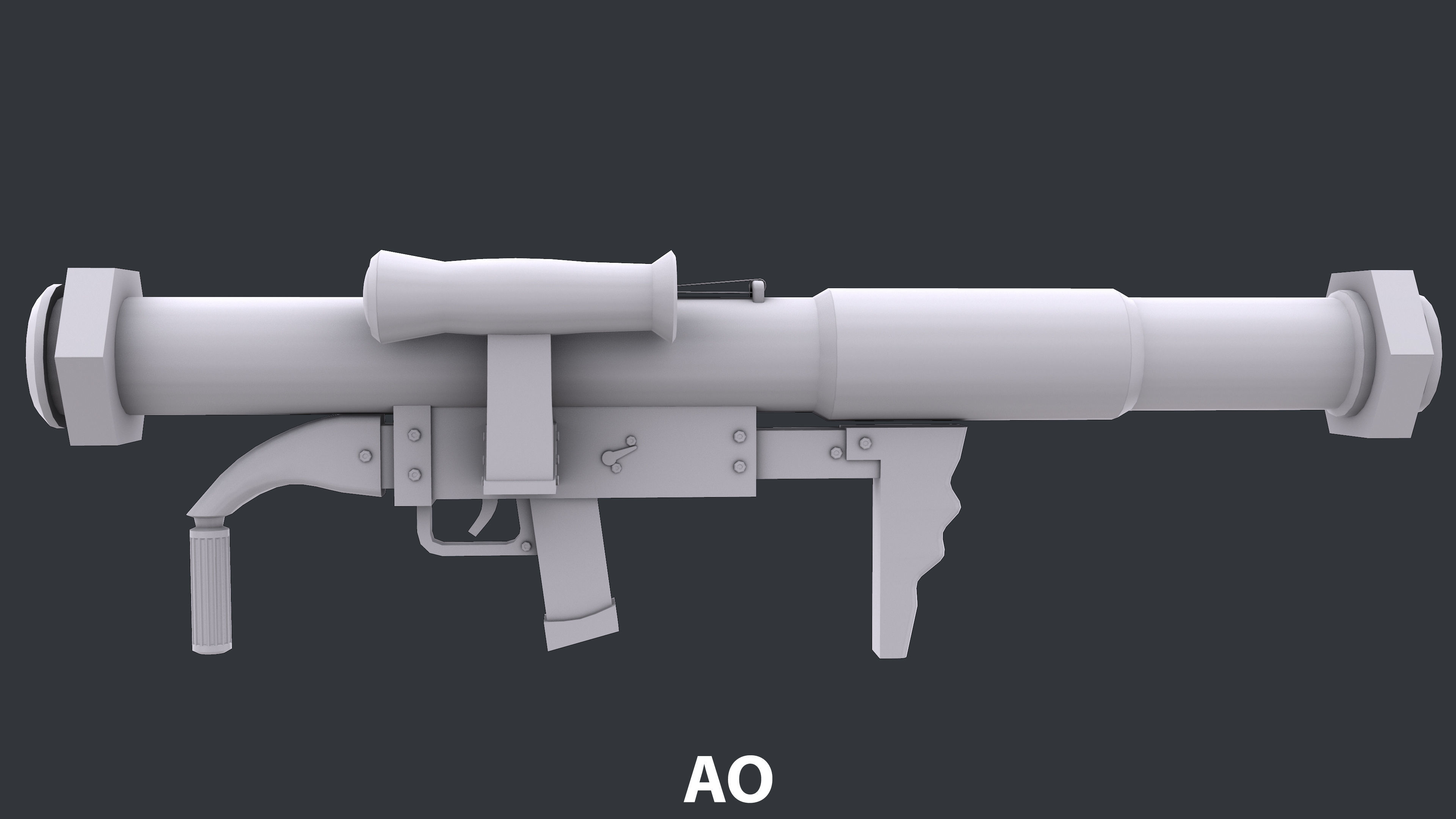 3D model Rocket Launcher Game Ready 4 VR / AR / low-poly | CGTrader