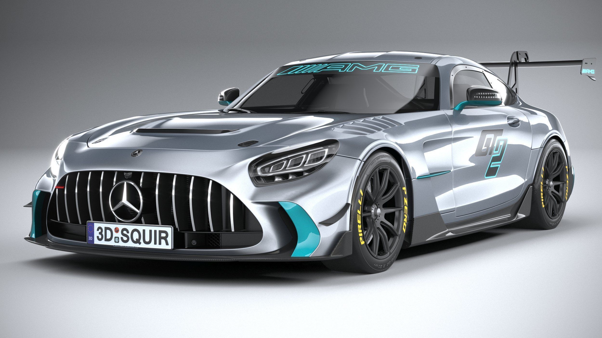 Mercedes-Benz AMG GT2 2023 3D model | CGTrader