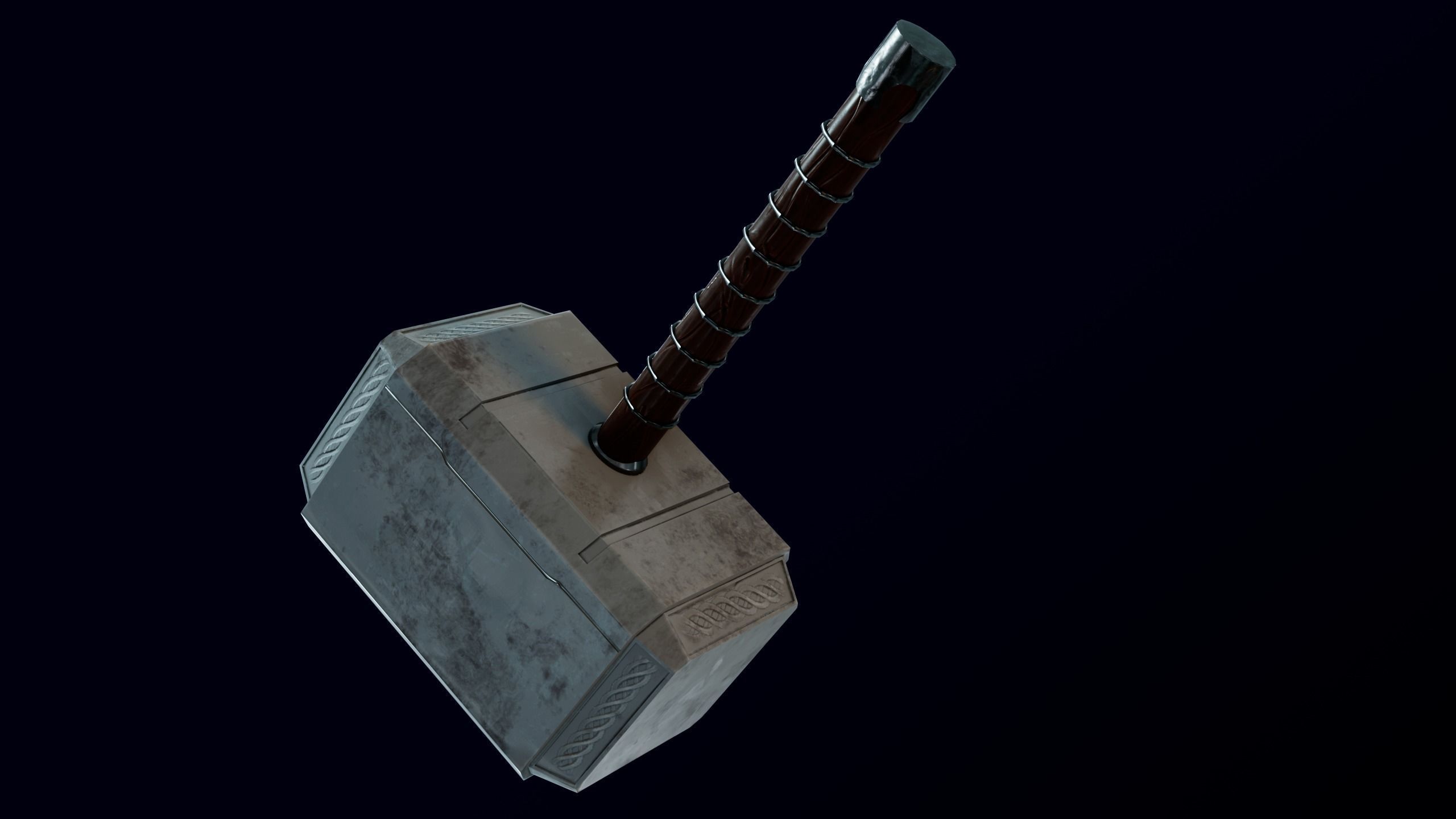Mjolnir Hammer free VR / AR / low-poly 3D model | CGTrader