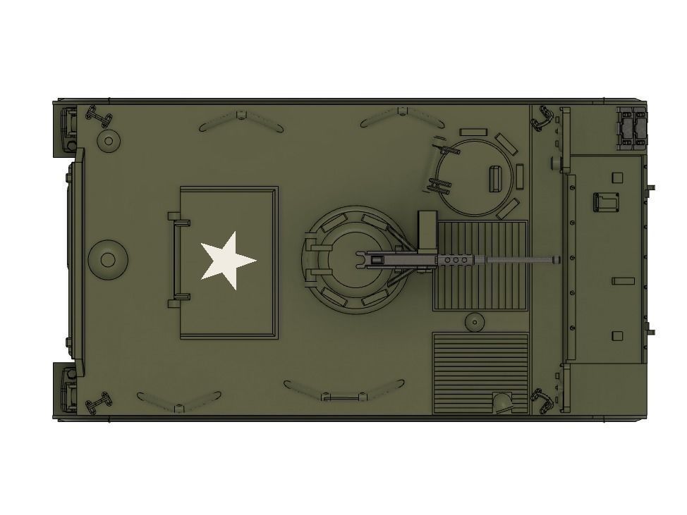 Armored vehicle M113 APC - STL files- vietnam war era 3D model 3D ...