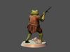 Bullywug with spear free 3D model 3D printable | CGTrader