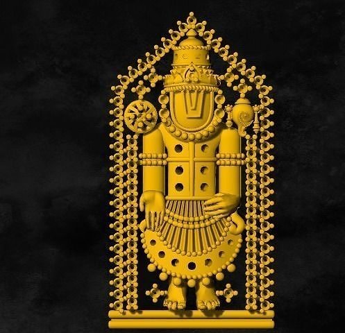 balaji locket 1 3D model 3D printable | CGTrader
