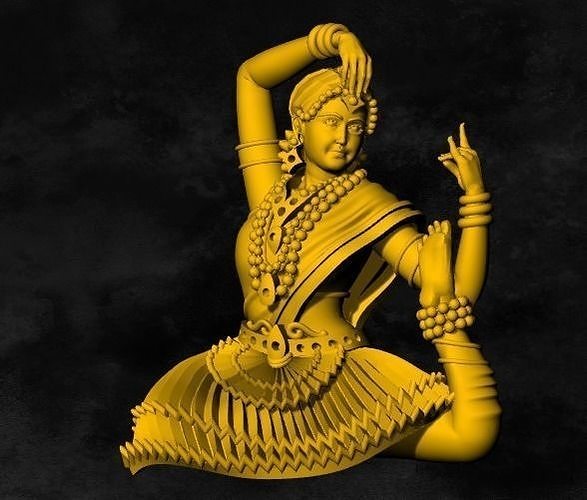 dancing girl 2 3D model 3D printable | CGTrader