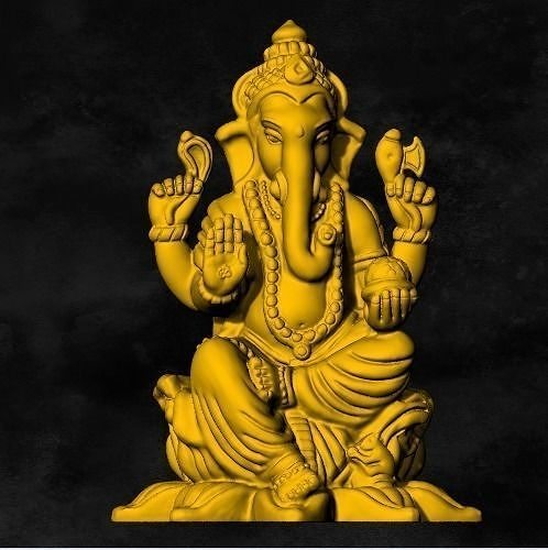 ganesh 39mm 3D model 3D printable | CGTrader