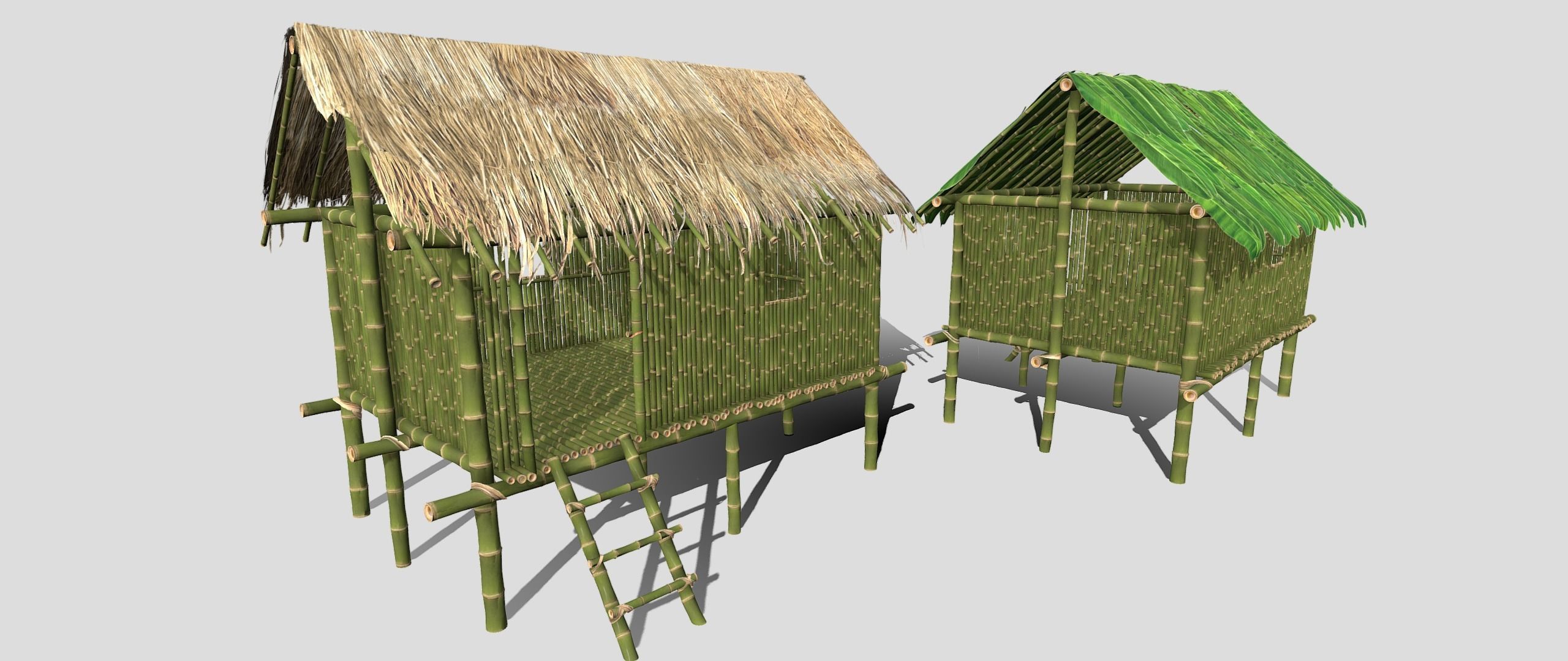 Jungle hut 3D model | CGTrader