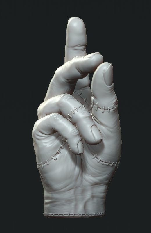 WEDNESDAY ADDAMS 3D model | CGTrader