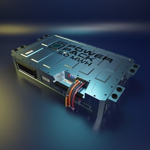 Battery Power Pack for Mars Rover 3D model | CGTrader